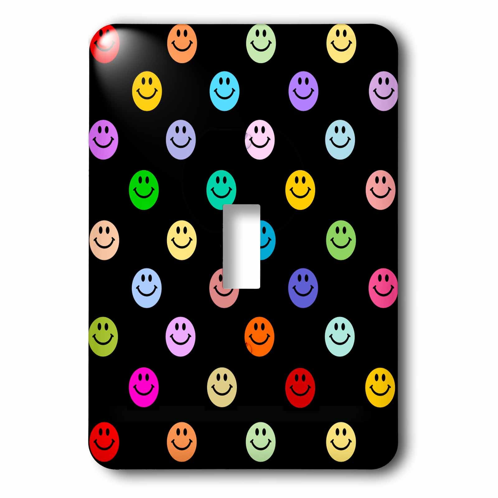 Rainbow smiling face pattern - colorful smilies - Multicolor happy ...