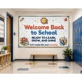 7x5ft Welcome Back to School Backdrop First Day of School Background ...