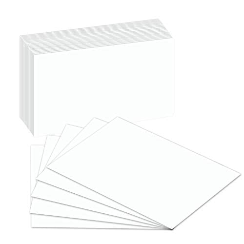 100 Extra Thick Index Cards | Blank Note Card | 14pt (0.014?) 100lb ...