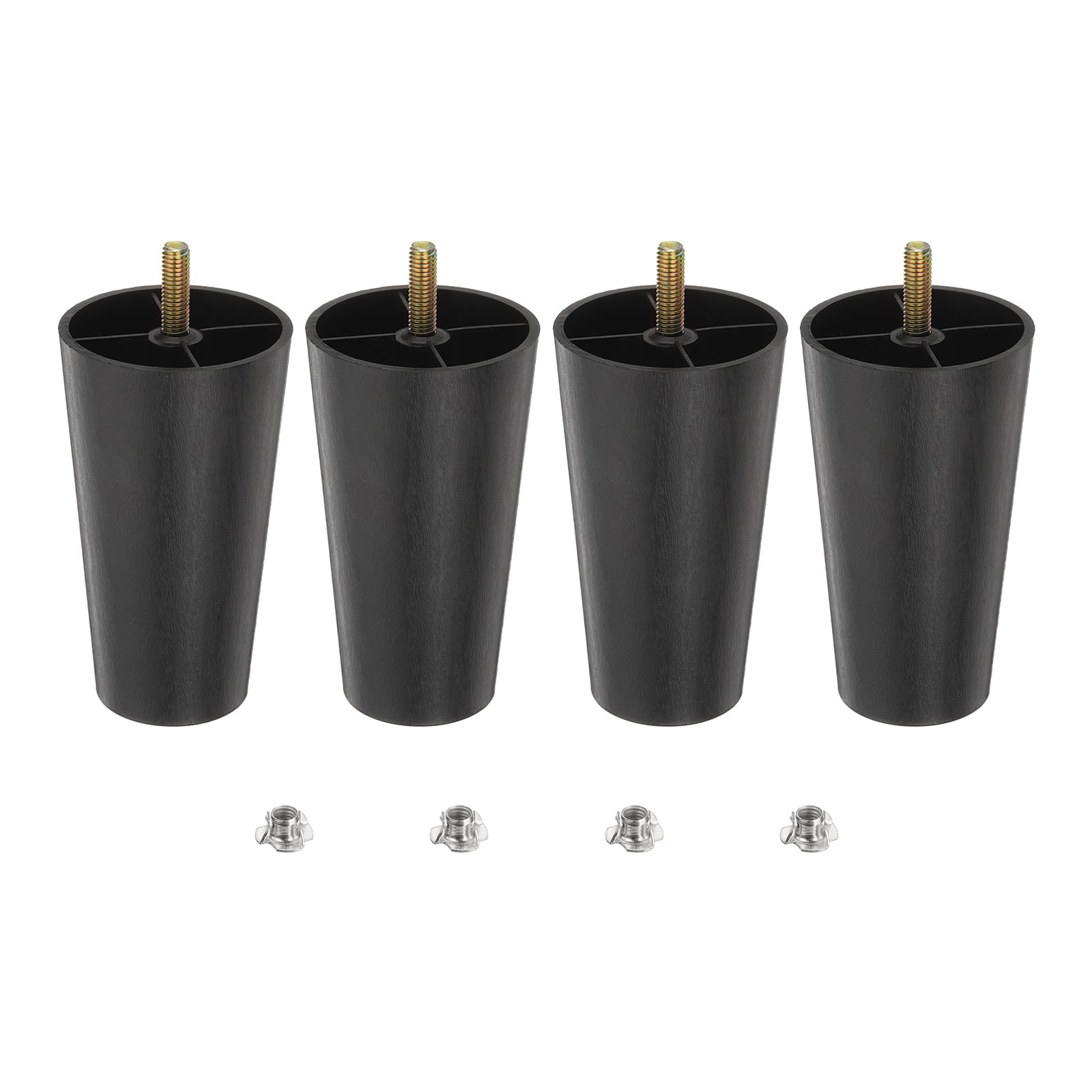 Click here for Uxcell 4.5 Inch Plastic Round Tapered Furniture Le... prices