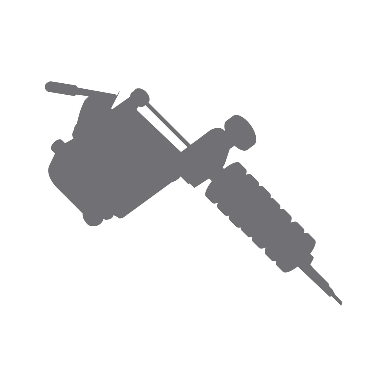 Tattoo Machine Sticker Decal Die Cut - Self Adhesive Vinyl ...