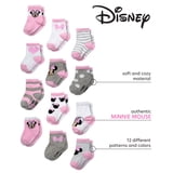 Disney Baby Girls' 12 Pack Minnie Mouse, Daisy, Disney Princess Socks ...