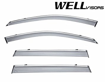 WellVisors Side Window Wind Deflector Visors - Volvo XC90 15-up 2015 ...