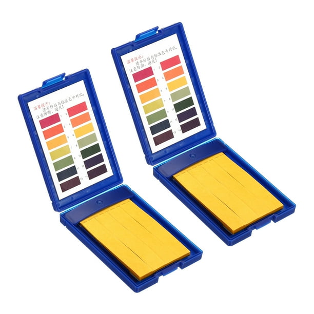 Uxcell pH1 to pH14 Test Strips 80 Litmus Indicator Paper with Plastic ...