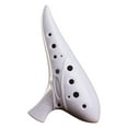 12 Hole Ceramic Ocarina Musical Instrument for Learners Ergonomic ...