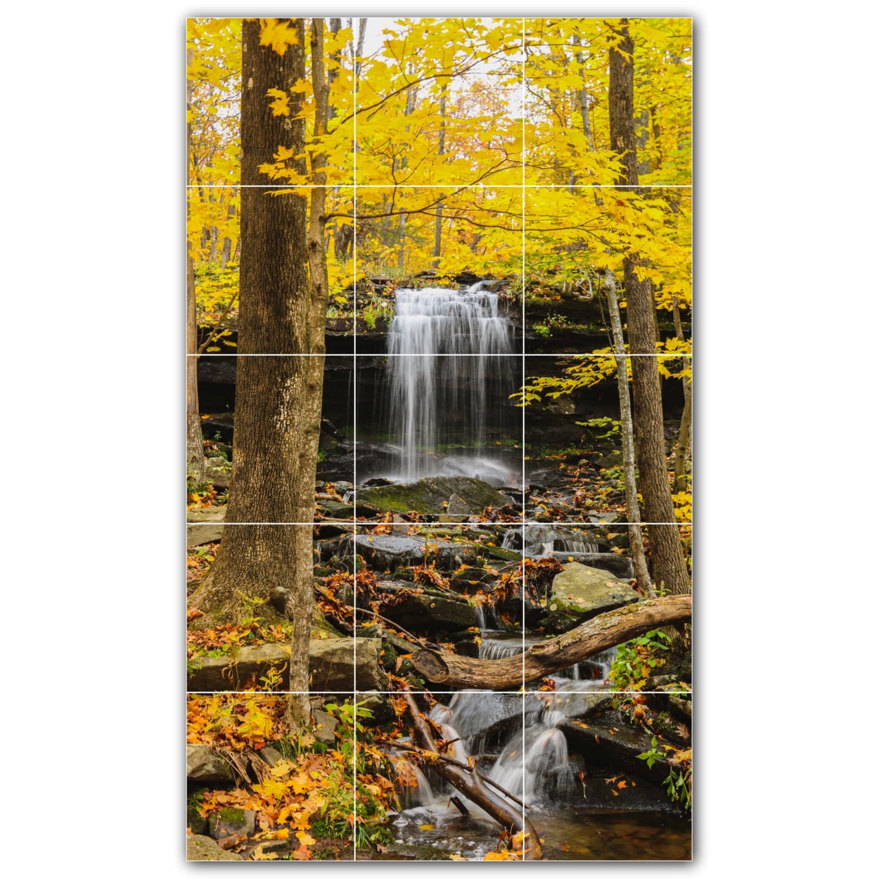 Picture-Tiles.com: Waterfalls Ceramic Tile Wall Mural WAL501098-35M. 18 ...