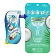 Skintimate Coconut Delight Women's 3-Blade Razors, Sensitive Skin ...