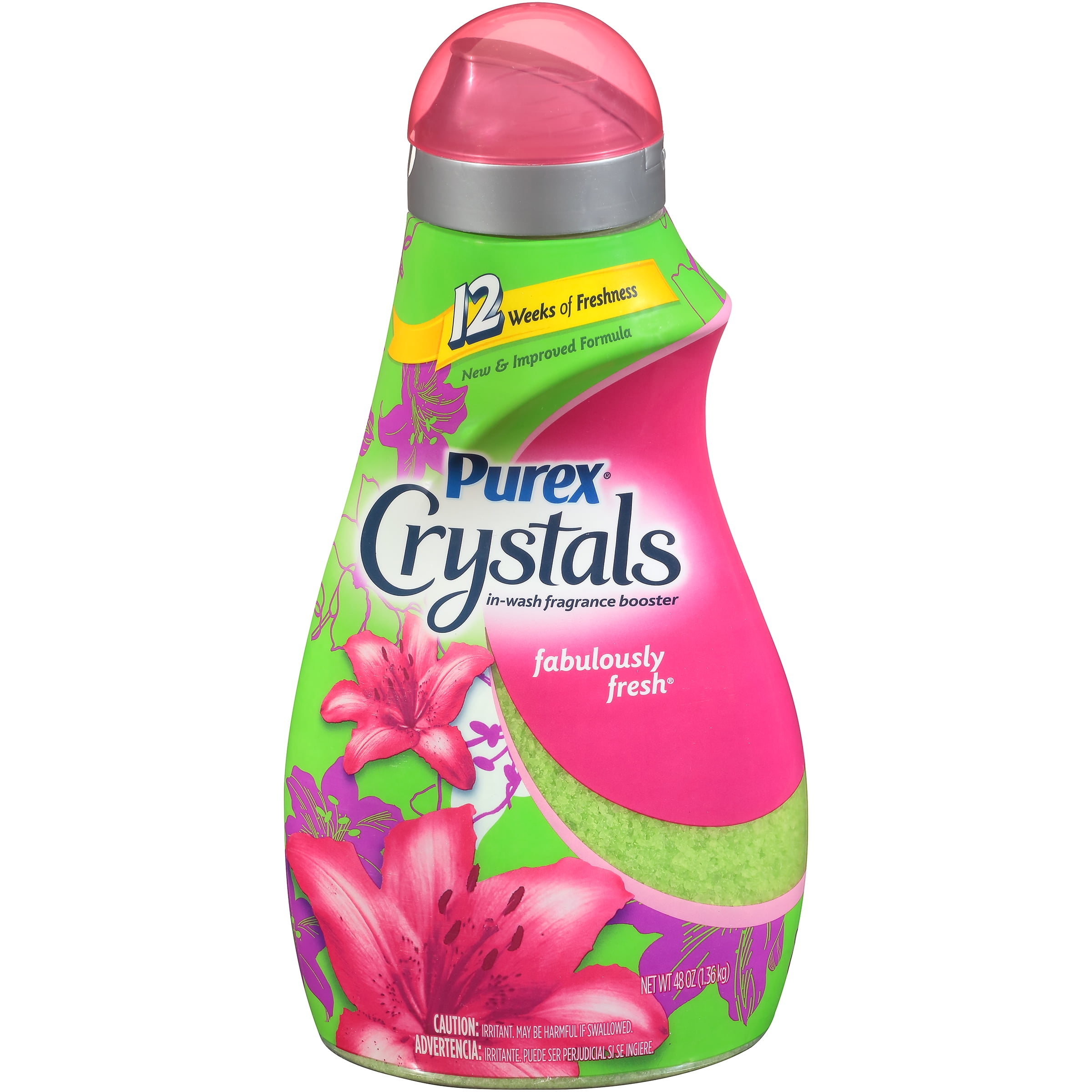 Purex Crystals In-Wash Fragrance Booster, Fabulously Fresh, 48 Ounce ...