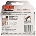 Personna M5 Magnum Men's Shaving Razor Blades Refills with Trimmer, 24 ...