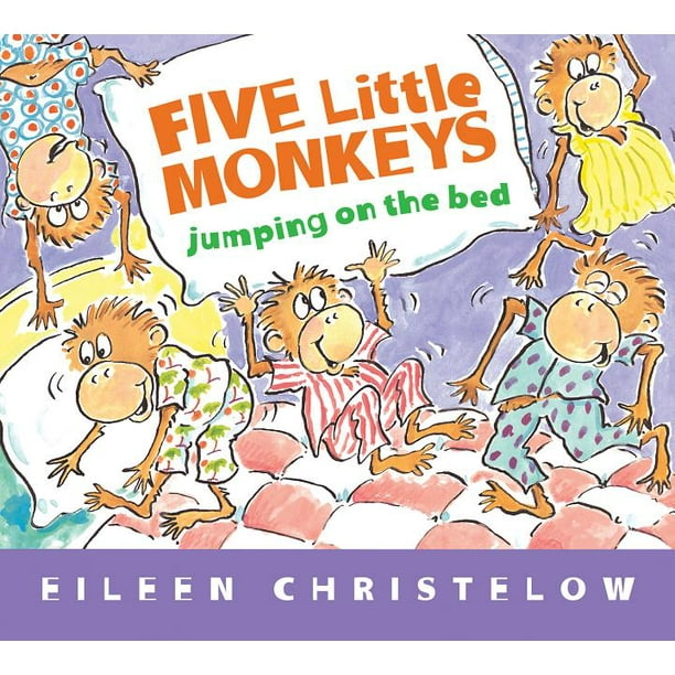 5 Little Monkeys Jumping on the Bed (Board Book) - Walmart.com ...