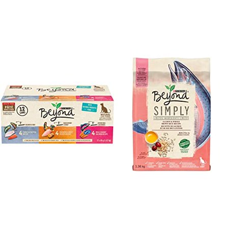 Beyond Grain Free Pâté, Natural Wet Cat Food Variety Pack 12-85g Cans ...