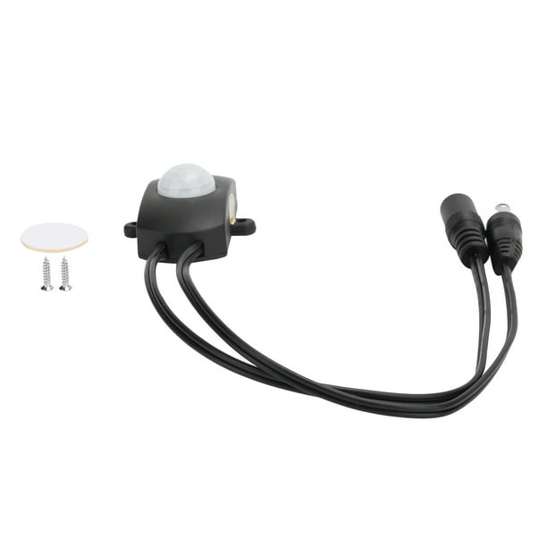 DC6V-24V Tira de LED Sensor de detección de cuerpo humano infrarrojo ...