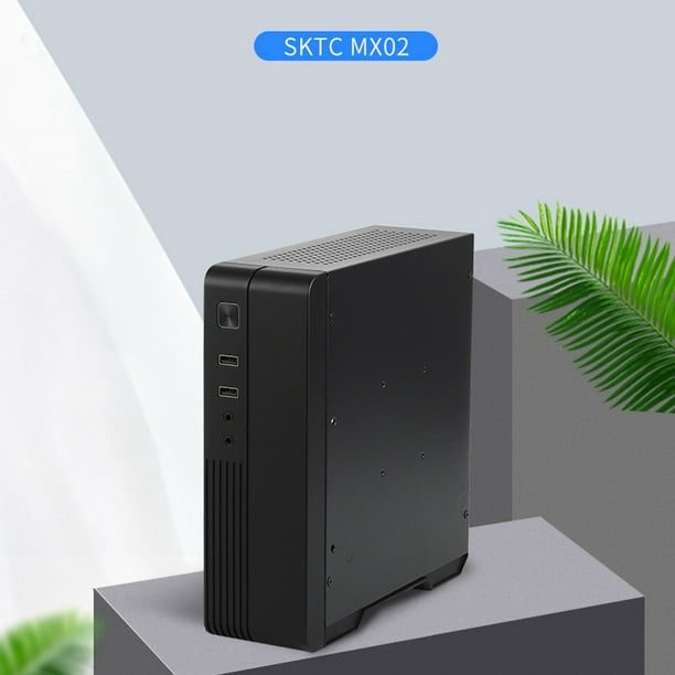 MX02 Mini ITX Computer Case HTPC Chassis USB2.0 for Office Business - Walmart.com