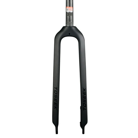 TOSEEK MTB Rigid Fork 1-1/8" Full Carbon Fiber Disc Brake Fork 26/27.5/ ...