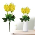 Artificial Hyacinth Wheat Ear And Wisteria Flower Bouquet For Wedding ...