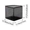 4Pcs Plant Baskets Square Mesh Planter Pot Floating Aquatic Plant ...