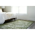 Unique Loom Medallion Richmond Rug Green/Ivory 9' x 12' Rectangle ...
