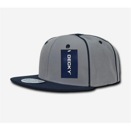 Decky 1078-NVY Piped Crown Snapback - Navy | Walmart Canada
