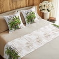 Bed Runner for Cal King Size Bed, Hello Spring 3 Pcs Bedding Runner Set ...
