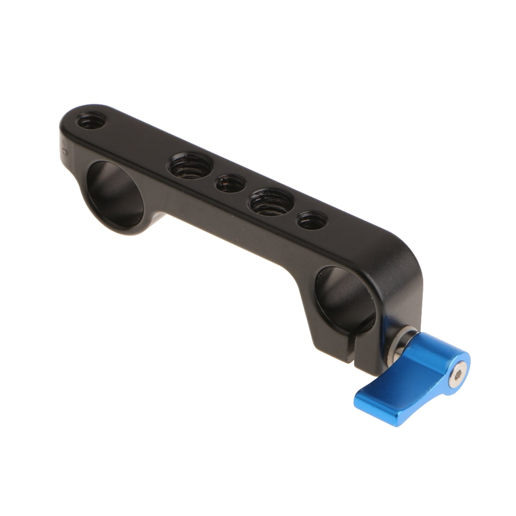 Dual 15mm Rod Clamp Mount For Camera System Shoulder Rig Support 1/4 ...