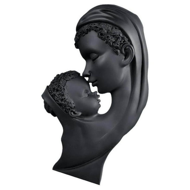 facefd Resin Mother And Kids Statue Mother's Day Gift Figurine Mother ...