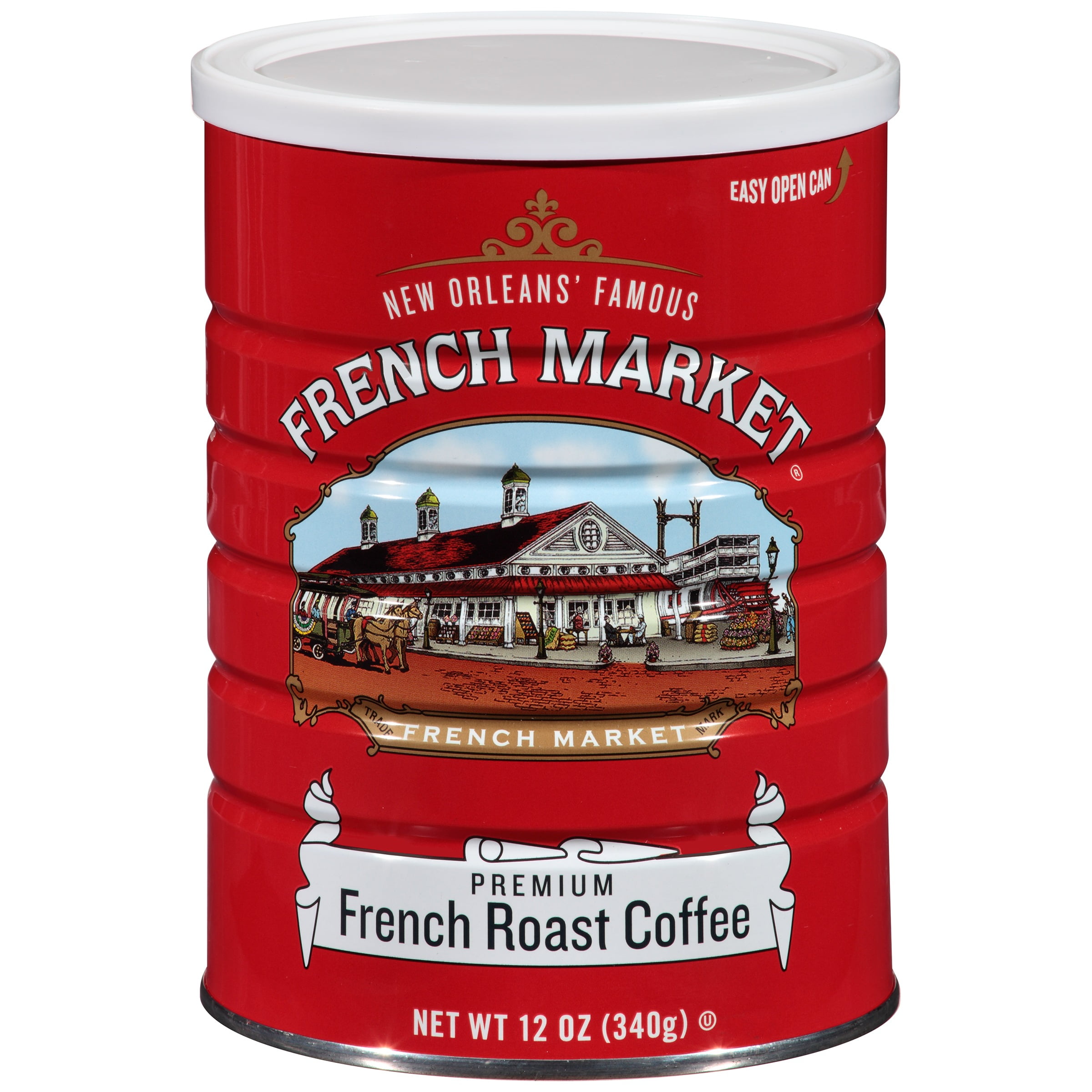 French Market French Roast Ground Coffee, 12 oz Can - Walmart.com