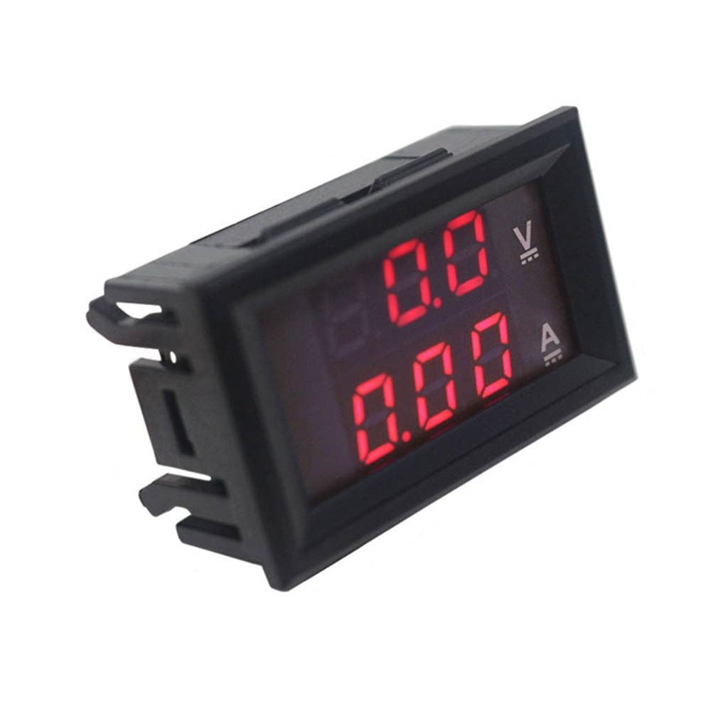 Easy-Use Tester Digital Dual Color Voltage Meter Ammeter Meter Gauge ...