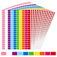 Tag-A-Room Colored Self Adhesive Moving Box Labels, 800 Count for 3-4 ...