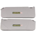 Replacement Gray Sun Visor Set w/ Light & Mirror for 2008-2017 Honda ...
