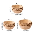 50Pcs Natural Color Silicone Coated Baking Paper For Oven Microwave And ...