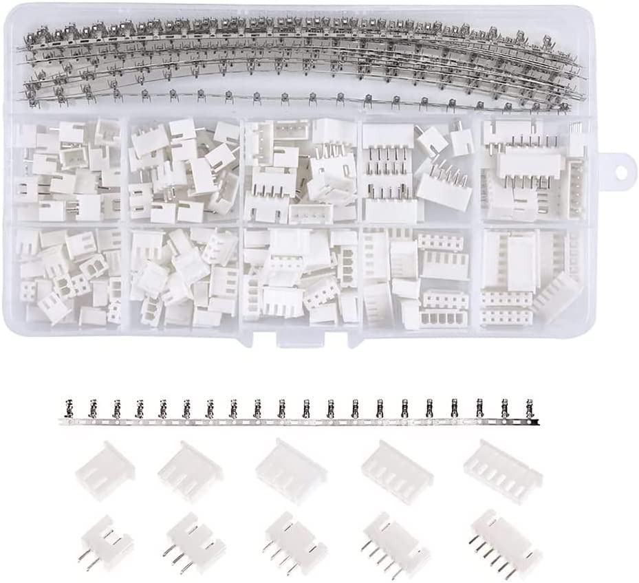 Treedix 460pcs JST Connector Kit with 2.54mm Female Terminals Connector ...