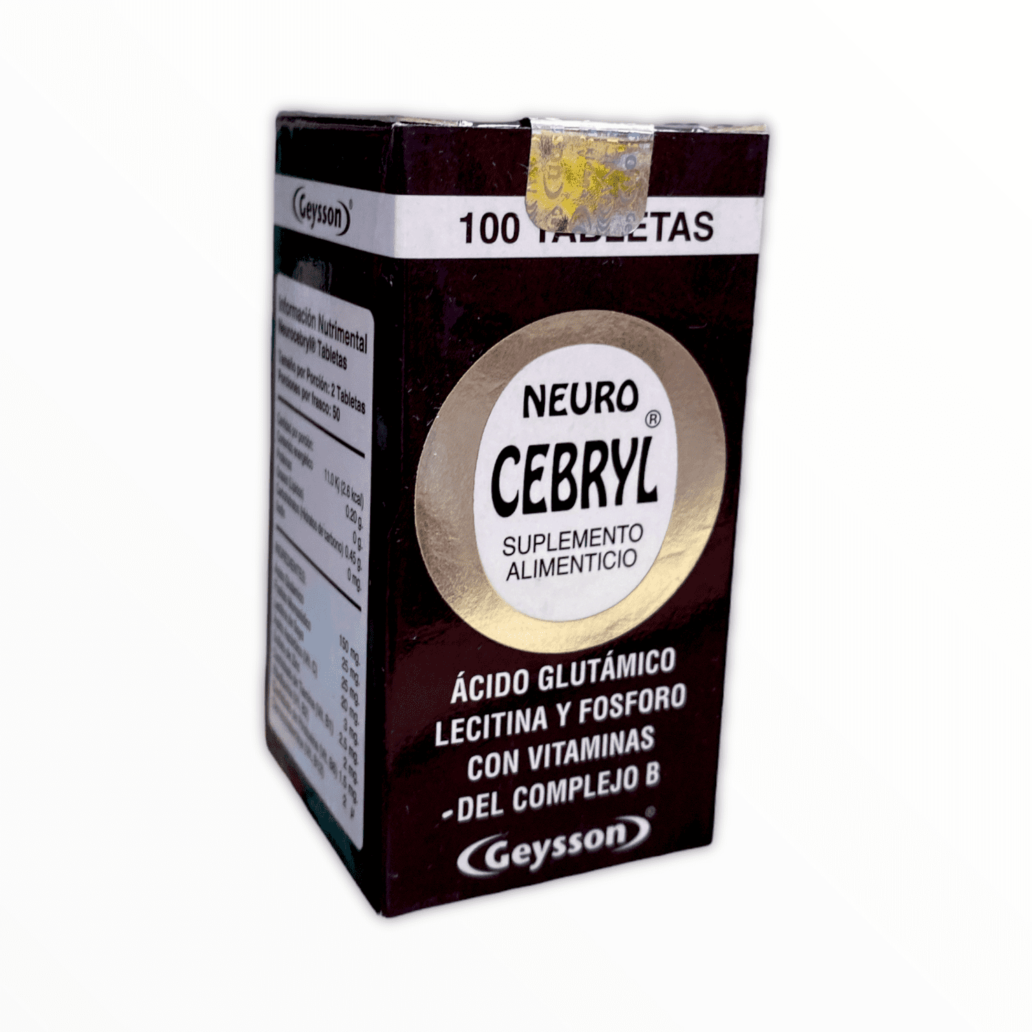 Neurocebryl 100 tabletas Geysson | Walmart en línea