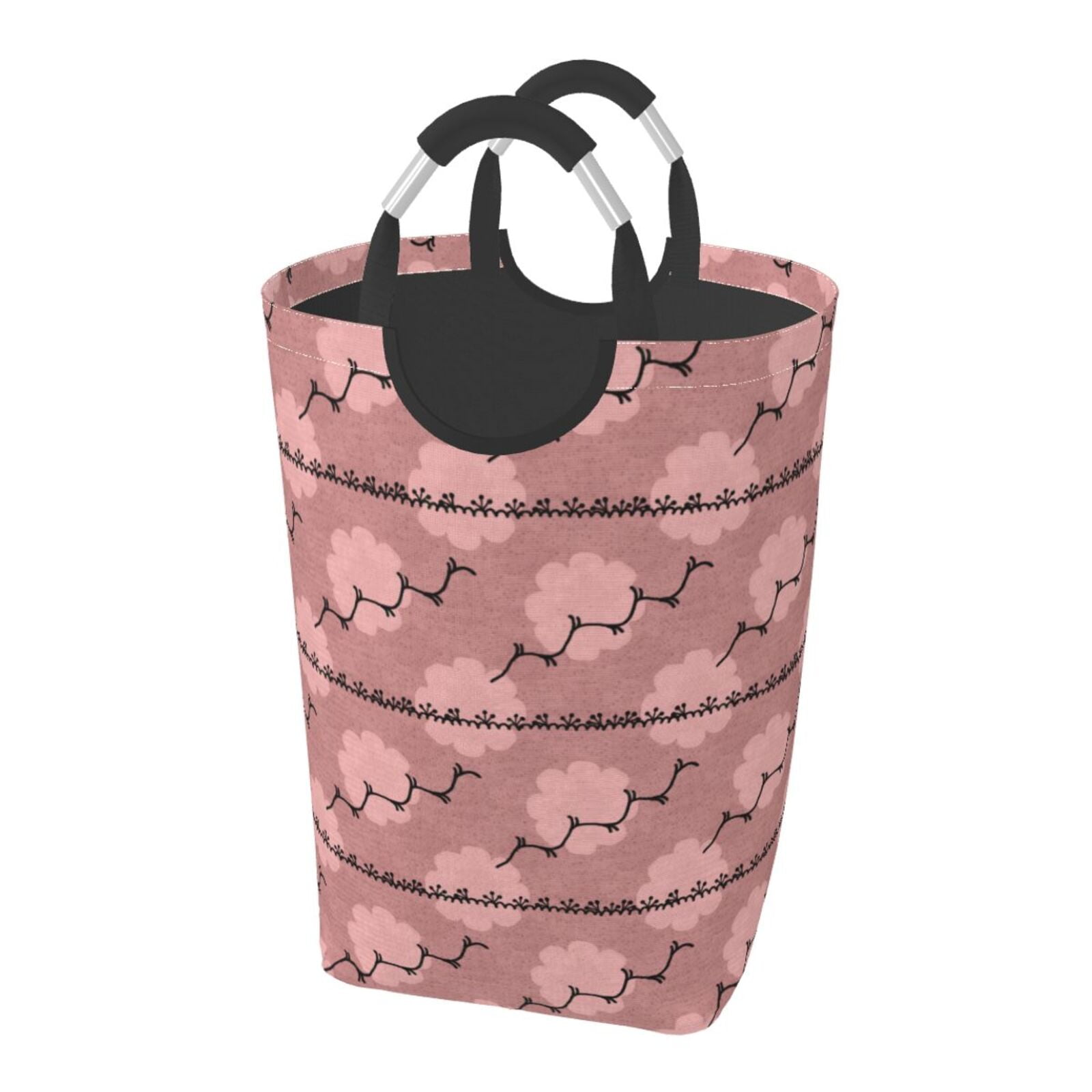 XMXY Pastel Spring Flowers Rectangular Laundry Basket Organizer ...