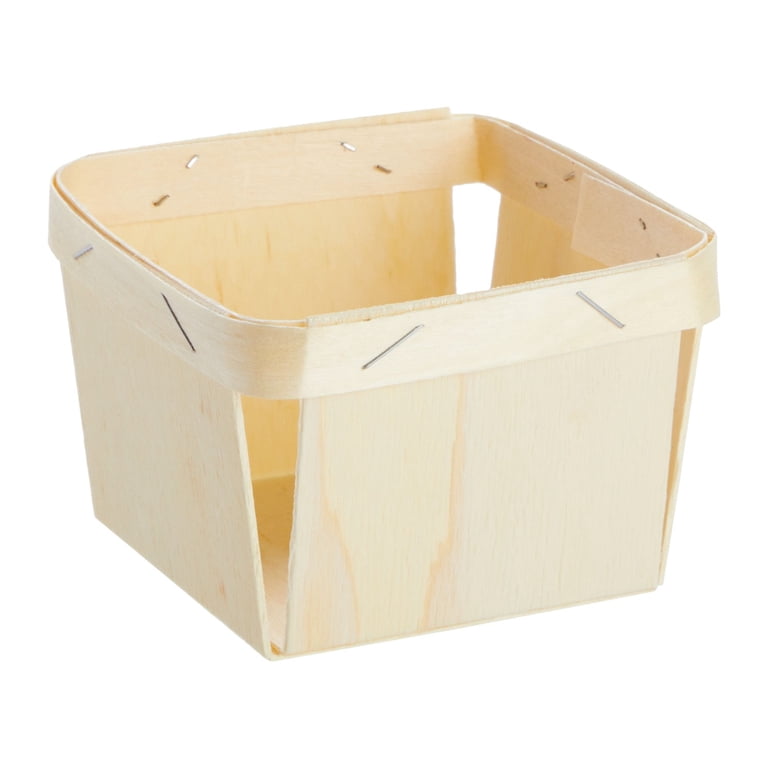 Vented Berry Containers 30 Sets Wood Berry Baskets With Wax Paper ...