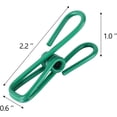 30pcs Chip Clips, 2.2 inch Bag Clips, Small Metal Clothes Pins, Colored ...
