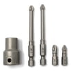 JIS Magnetic Power Screwdriver Bits Set of 8 (#2 #3, 25mm & 75mm) S2 ...