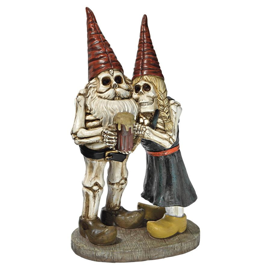 Design Toscano Bones and Brew Skeleton Graveyard Gnomes - Walmart.com