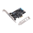 Express PCIE to USB 3.2 Gen 1 Card 10Gbps Bandwidth 4 USB PCIe ...