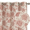 Curtainking Vintage Floral Linen Curtains 84 inch, Farmhouse Drapes ... Curtainking Vintage Floral Linen Curtains 84 inch, Farmhouse Drapes ...