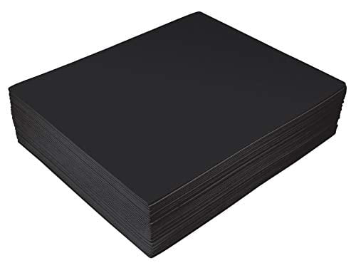 Black EVA Foam Sheets, 30 Pack, 2mm Thick, 9 x 12 Inch, by Better ...