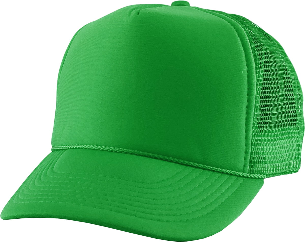 Classic Foam Front Mesh Back Trucker Hat Baseball Cap Plastic ...