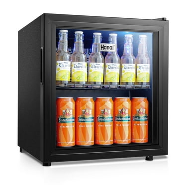 WANAI Beverage Refrigerator & Cooler, Stainless Steel Mini Fridge with ...