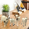 SPRING PARK Animal Model Lovely Shape Collectible PVC Simulation Goat ...
