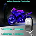 Moclever RGB Motorcycle LED Light Kit, Waterproof Flexible Strips ...