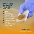 MaKRS Double Thick Stain Pad: Wood Stain Applicator - No Snags, Streaks ...
