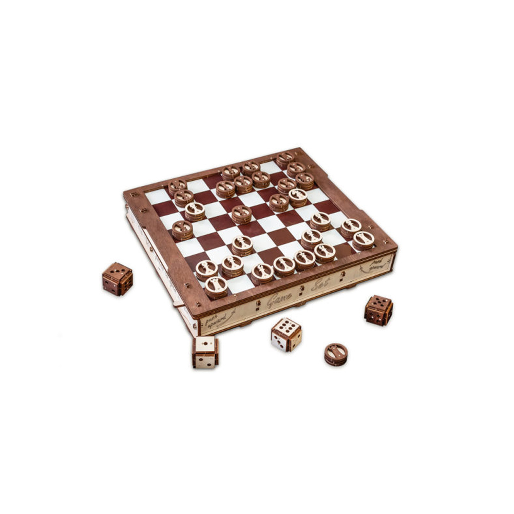 ECO WOOD ART Gameset 620-Piece 3D Puzzle (GAMESET) - Walmart.com