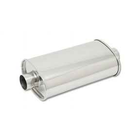 Vibrant Performance 1145 STREETPOWER Flat Black Oval Muffler - Walmart.com