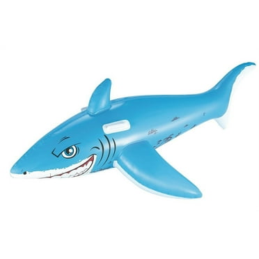 GoFloats Splash Round Floaty - 'Great White Bite' Shark Inflatable ...