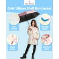 URBAN REPUBLIC Girls Rain Jacket - Lightweight Slicker Shell Vinyl ...