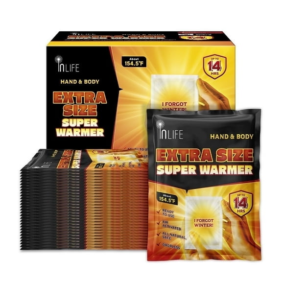 Hand Warmers, Regular or Large, 30/60 Individual Warmers, Regular ...